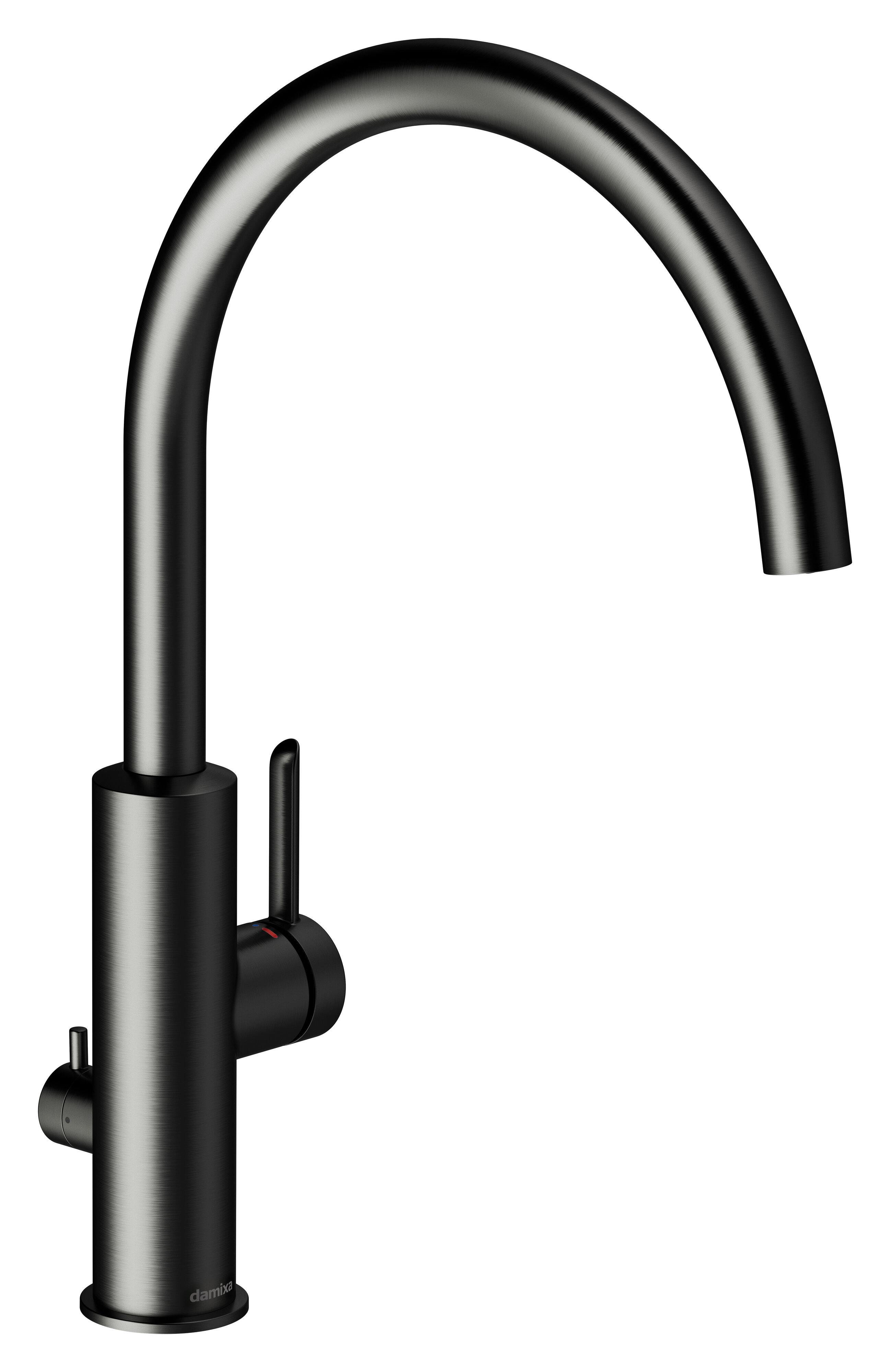 Iris Graphite Grey Kitchen Mixer with Dishwasher Shut off valve [https://damixa.com]